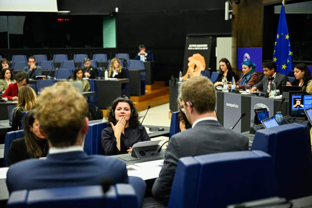 EUD at the 2024 Sakharov Prize Programme - European Union of the Deaf